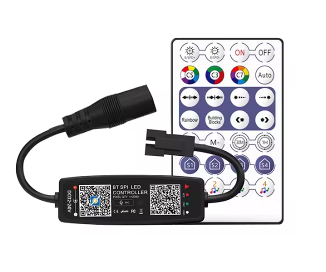 Bluetooth LED Controller for WS2812B, WS2811, SK6812, etc. 12-24V With ...